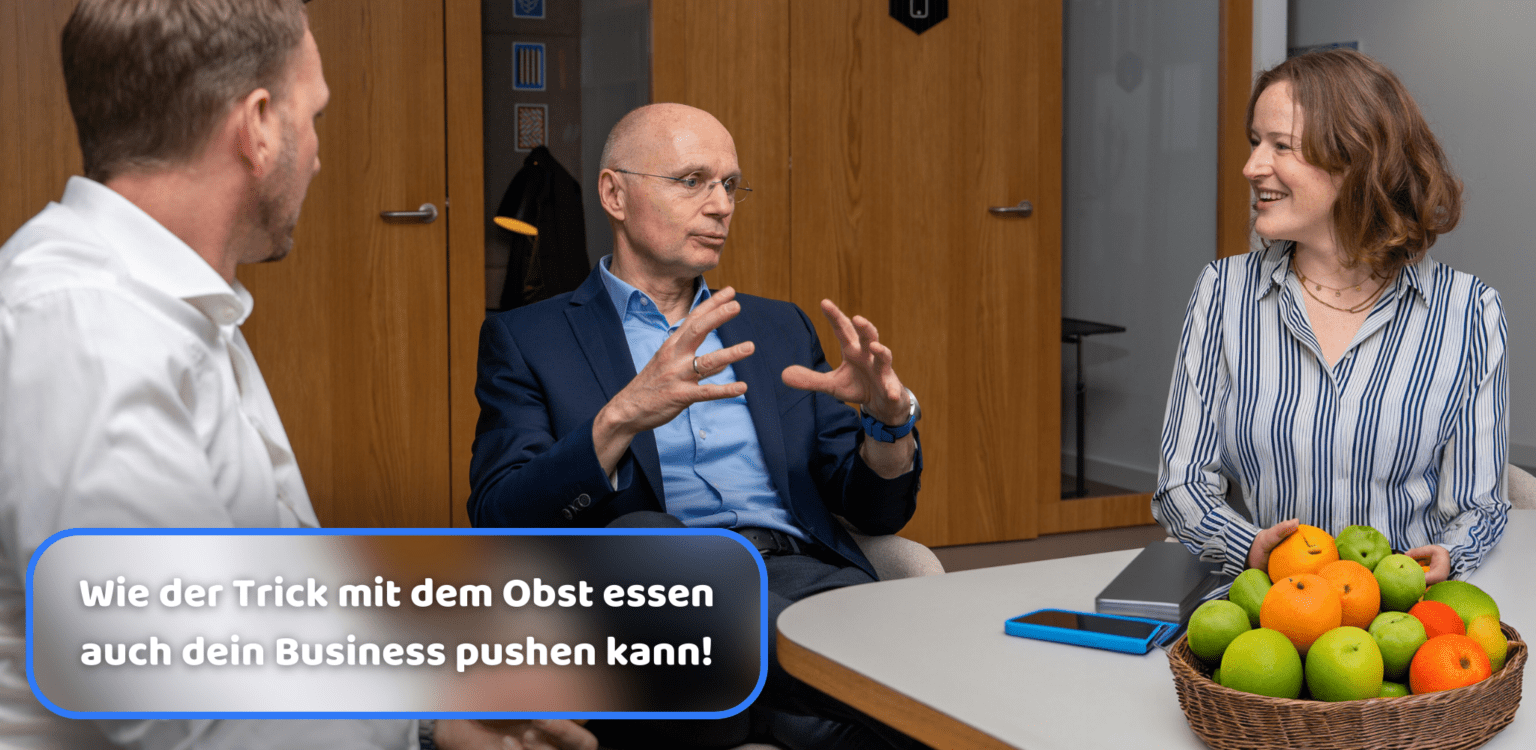 Wie der Trick mit dem Obst essen auch dein Business pushen kann ...